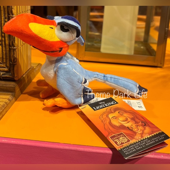 Disney | Toys | Disney Parks Lion King Zazu Magnetic Shoulder Plush Toy ...